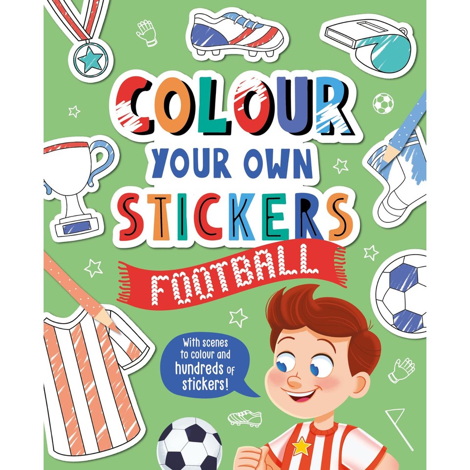 Igloo Books Colour Your Own Stickers Football - Morrisons Online ...