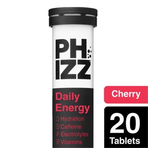Phizz Cherry Caffeine 3in1 Hydration Electrolytes Vitamins Effervescent ...