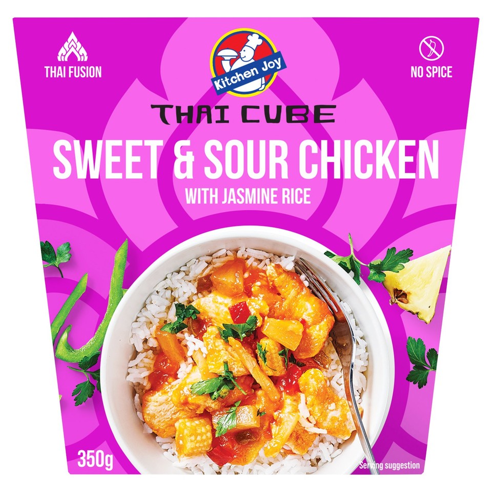 Kitchen Joy Sweet & Sour Chicken With Jasmine Rice 350g - Morrisons ...