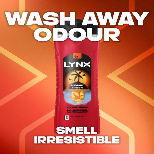 Lynx Bodywash Sunset Fresh 500ml - Morrisons Online Groceries & Offers