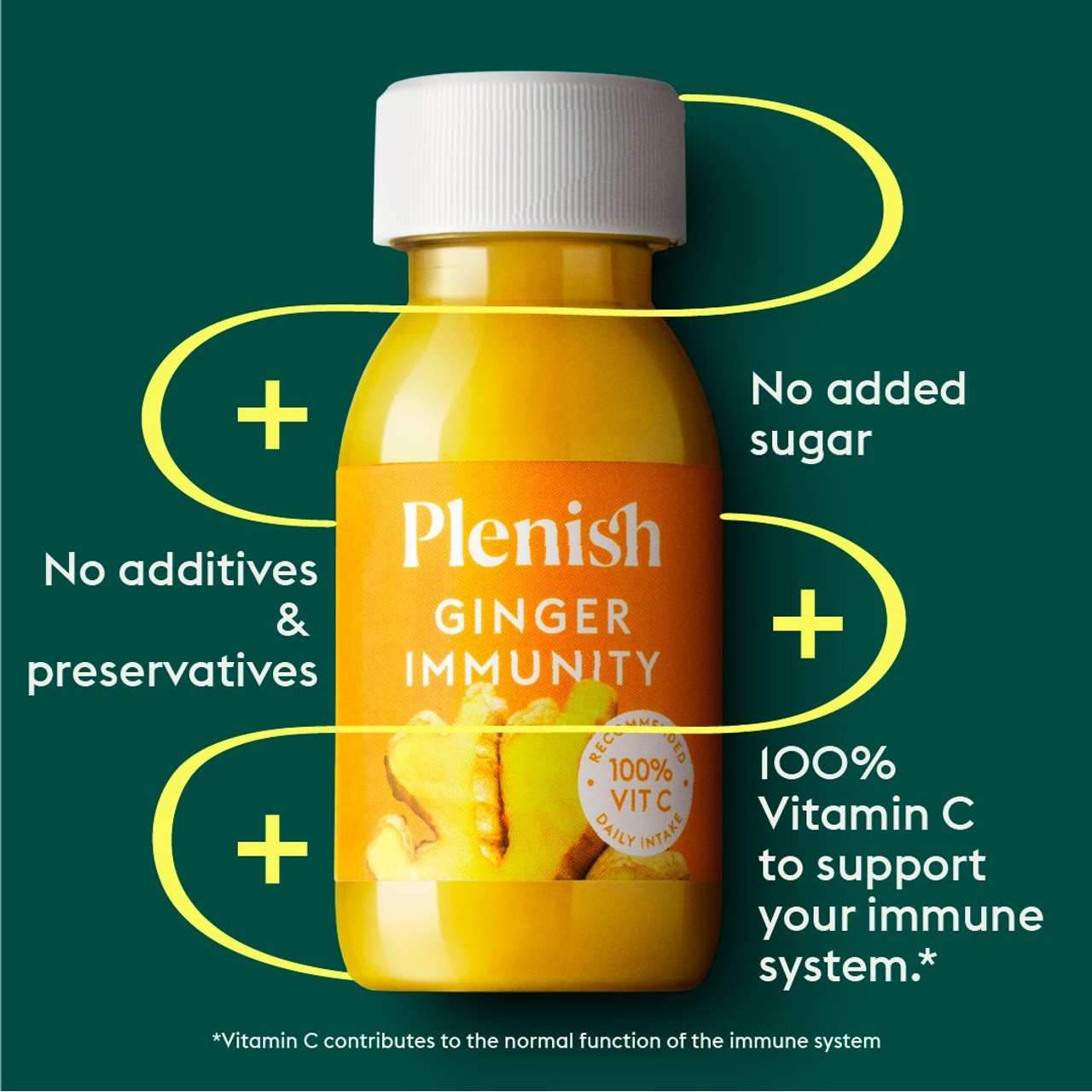 Plenish Ginger Immunity Shot - Morrisons Online Groceries & Offers