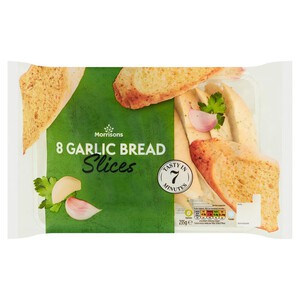 Morrisons 8 Garlic Bread Slices - Morrisons Online Groceries & Offers