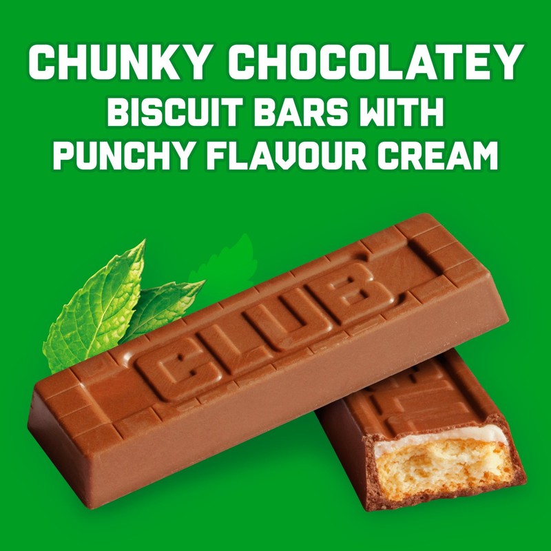 Club Mint Biscuit Bar 7 x 23g - Morrisons Online Groceries & Offers