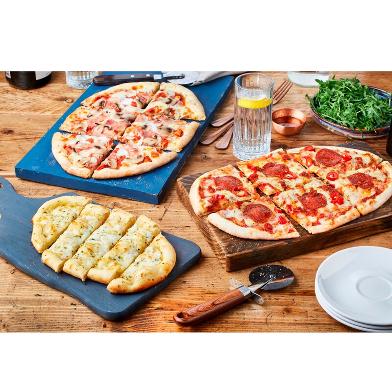 Zizzi Rustica Italian Ham & Mushroom Pizza - Morrisons Online Groceries ...