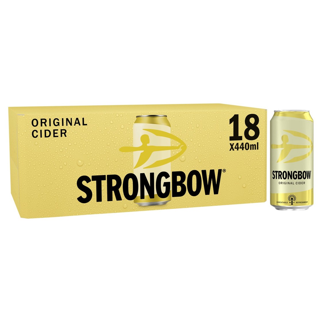 Strongbow Original Cider Cans 18 x 440ml - Morrisons Online Groceries ...