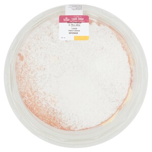 Market Street Large Fresh Cream Sponge - Morrisons Online Groceries ...