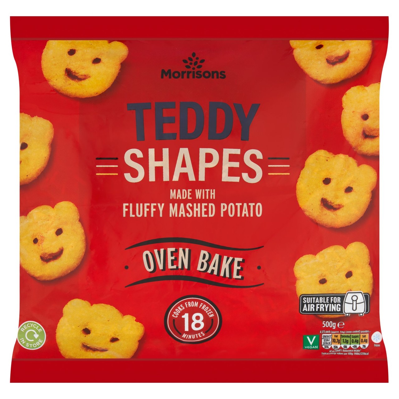 Morrisons Potato Teddy Shapes - Morrisons Online Groceries & Offers