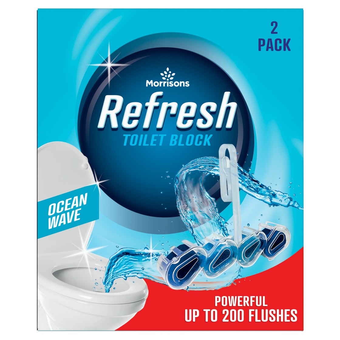 Morrisons Toilet Block Ocean - Morrisons Online Groceries & Offers