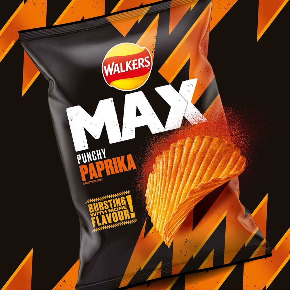 Walkers Max Paprika Sharing Crisps - Morrisons Online Groceries & Offers
