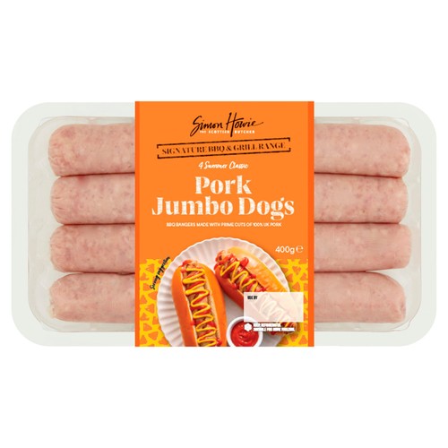 Simon Howie Pork Jumbo Dogs 400g - Morrisons Online Groceries & Offers