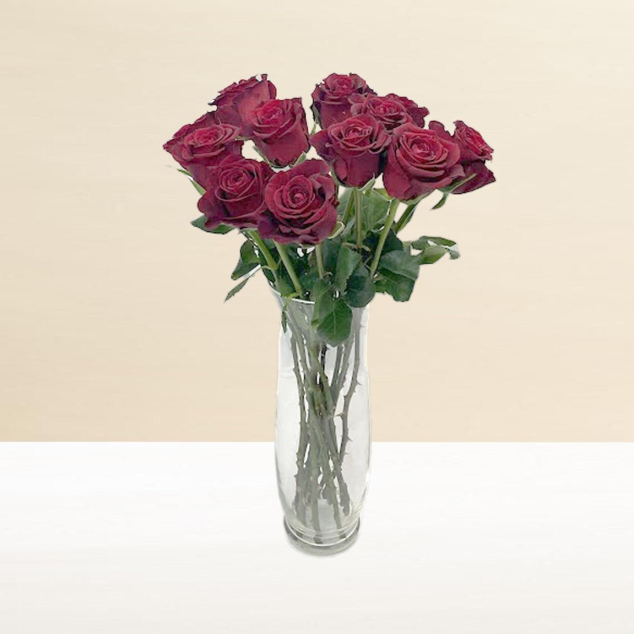 Morrisons Dozen Red Roses Flowers Bouquet - Morrisons Online Groceries ...