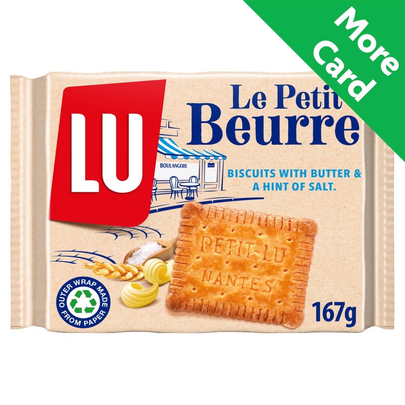LU Le Petit Beurre Salted Butter Biscuits - Morrisons Online Groceries ...