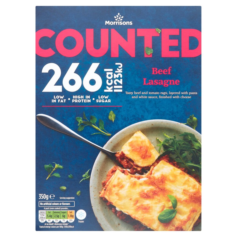 Morrisons Counted Beef Lasagne - Morrisons Online Groceries & Offers