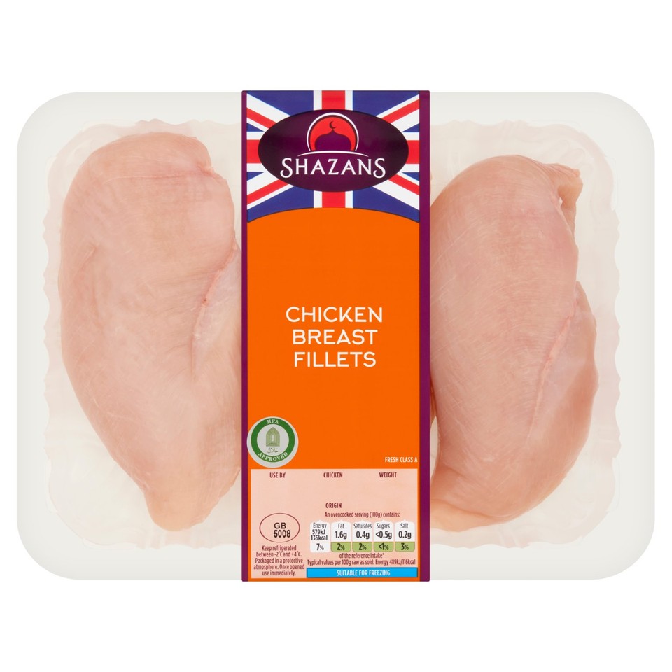 Shazans Chicken Breast Fillets 650g - Morrisons Online Groceries & Offers