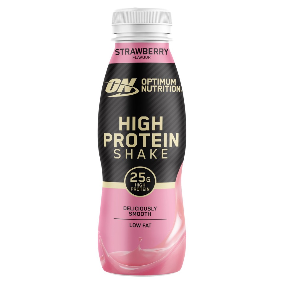 Optimum Nutrition High Protein Shake Strawberry Flavour 330ml ...