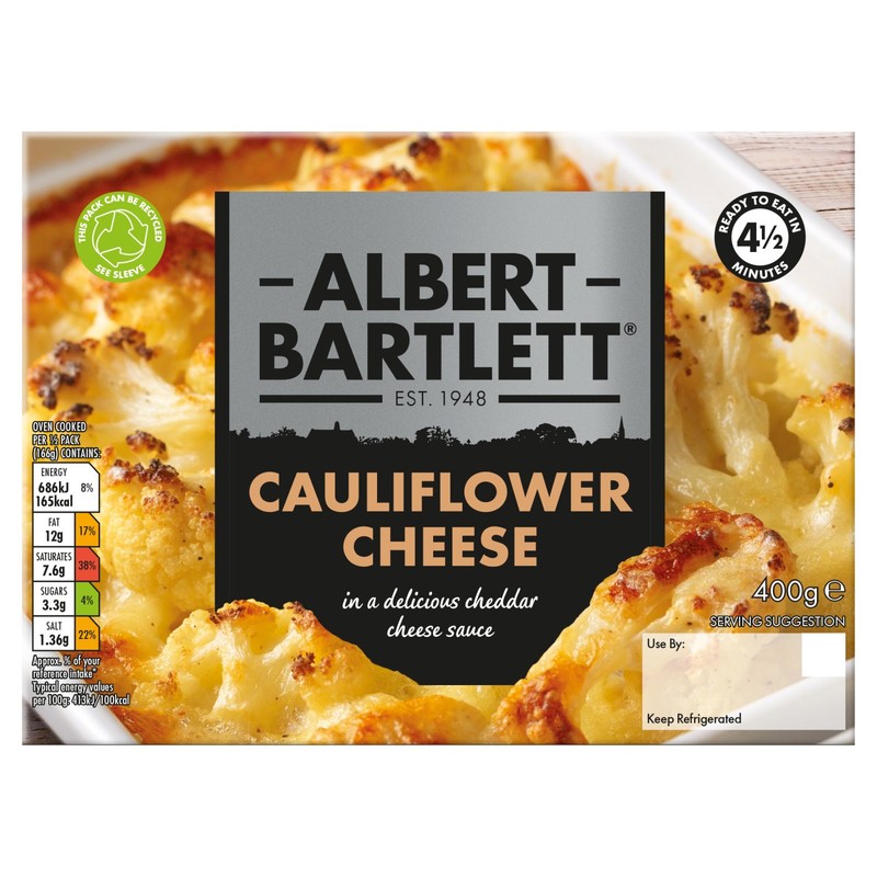Albert Bartlett Cauliflower Cheese 400g - Morrisons Online Groceries ...
