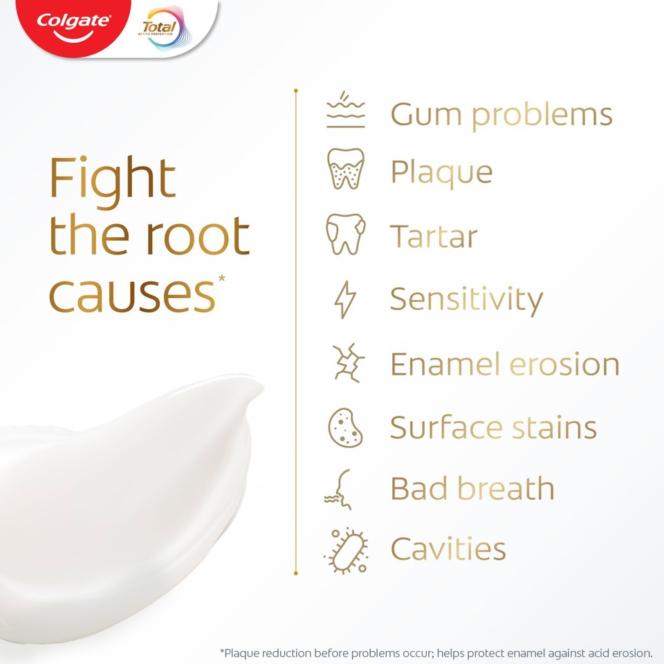 Colgate Total Active Prevention Original Toothpaste 125ml - Morrisons ...