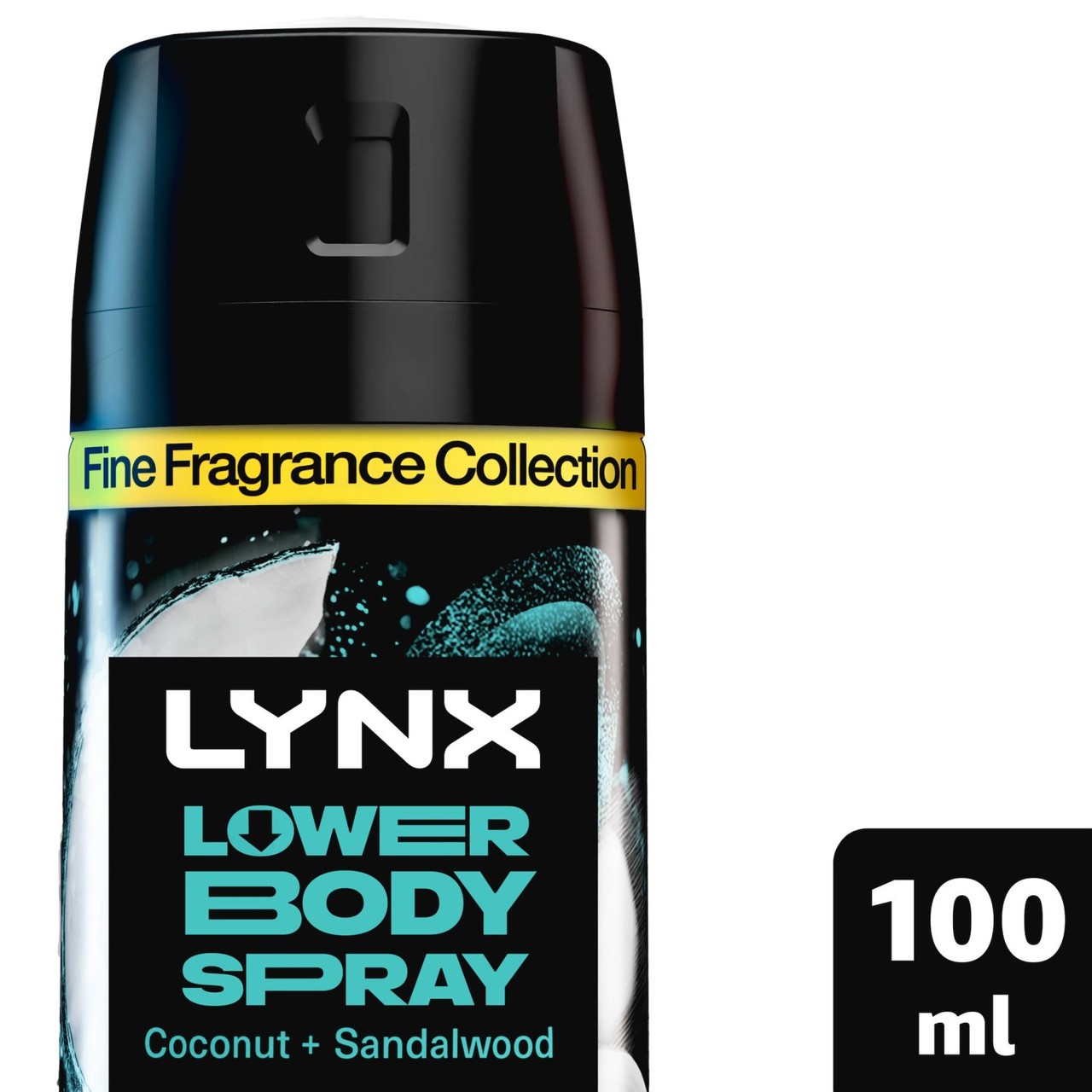 Lynx Fine Fragrance Coconut + Sandalwood 72hr Lower Body Spray 100 ml ...