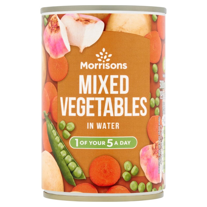 Morrisons Mixed Vegetables In Water 300g - Morrisons Online Groceries ...