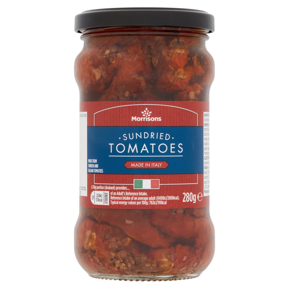 Morrisons Sundried Tomatoes (280g) - Morrisons Online Groceries & Offers