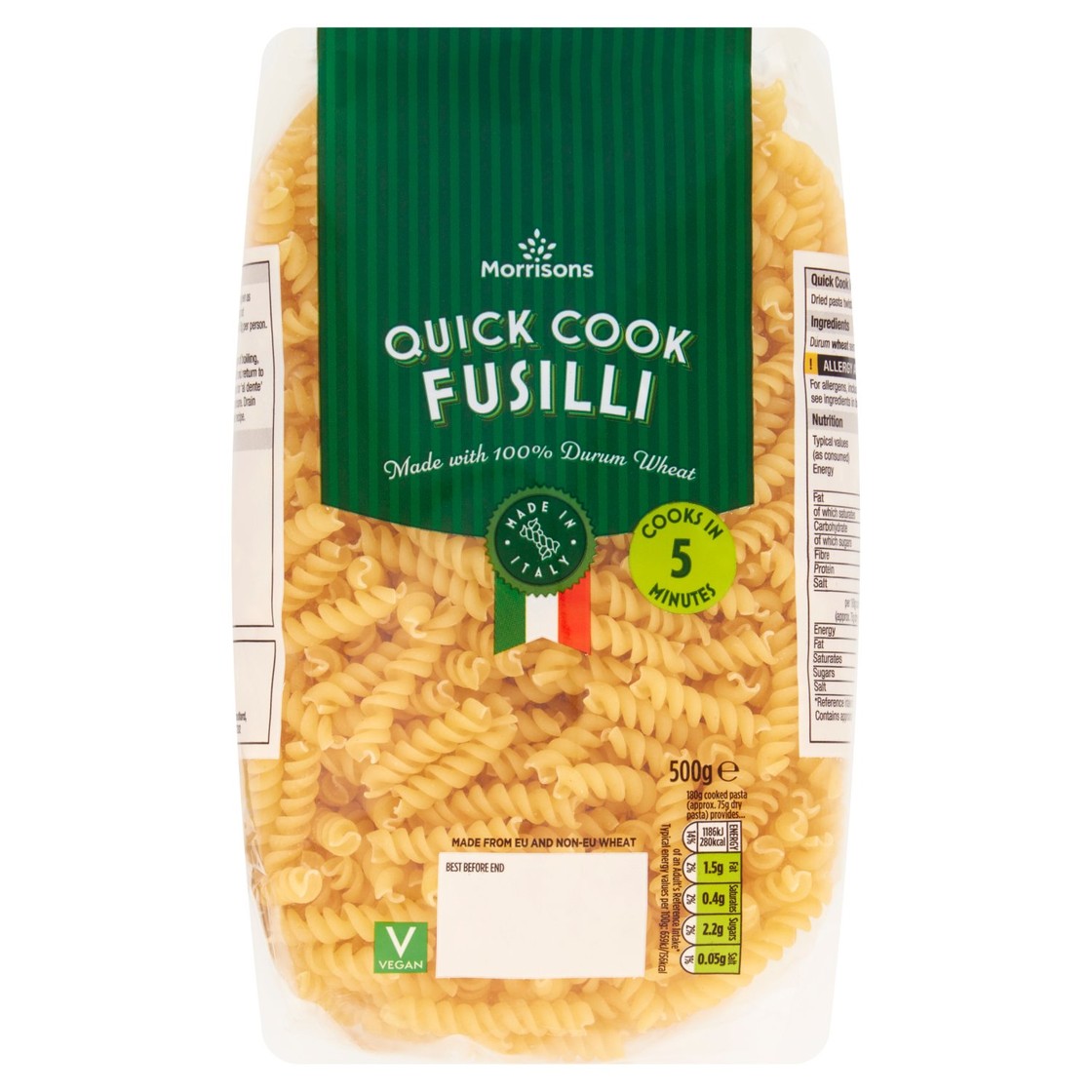 Morrisons Quick Cook Fusilli - Morrisons Online Groceries & Offers