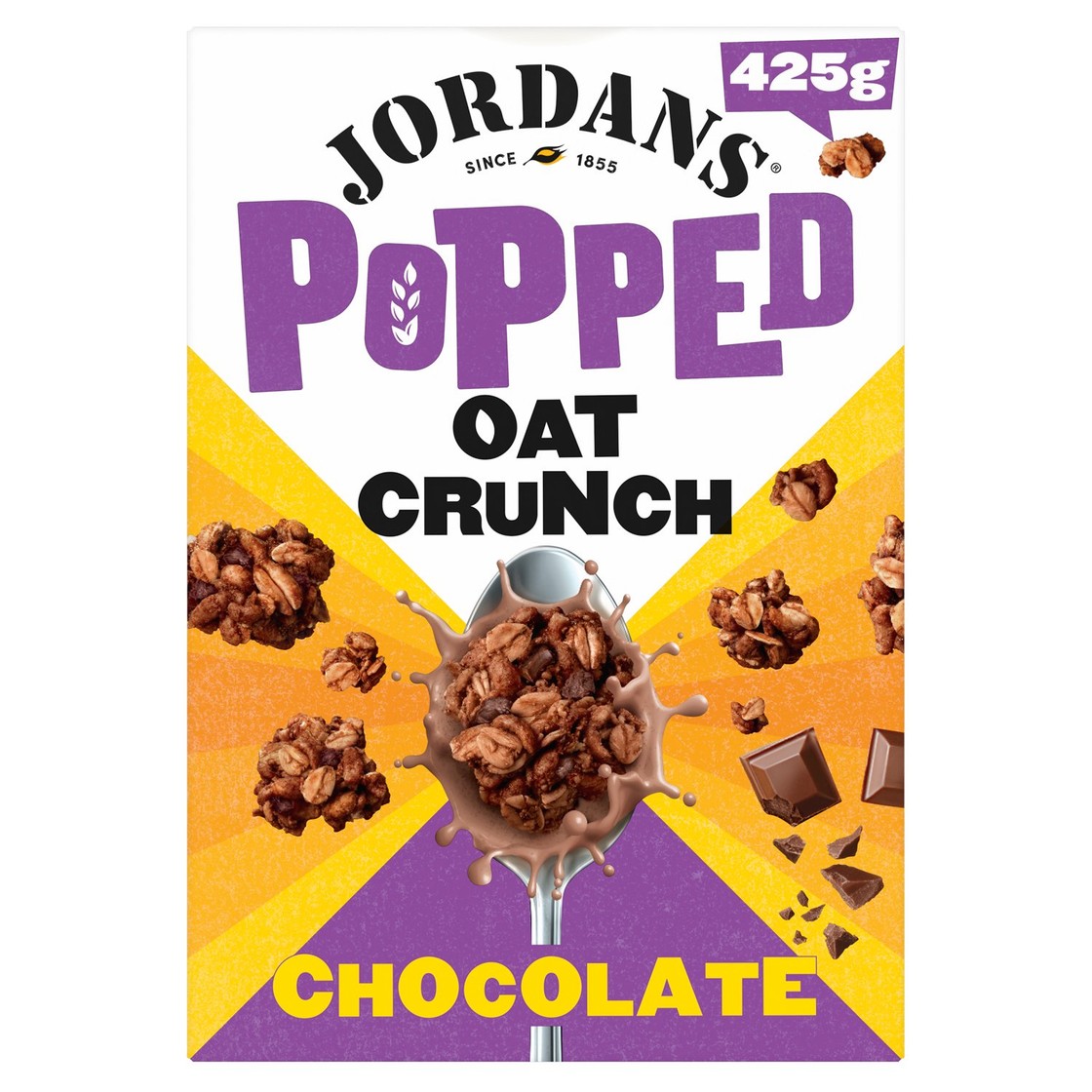 Jordans Popped Oat Crunch Chocolate Breakfast Cereal - Morrisons Online ...
