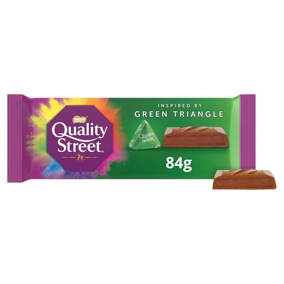 Quality Street Green Triangle Chocolate Sharing Bar 84g - Morrisons ...