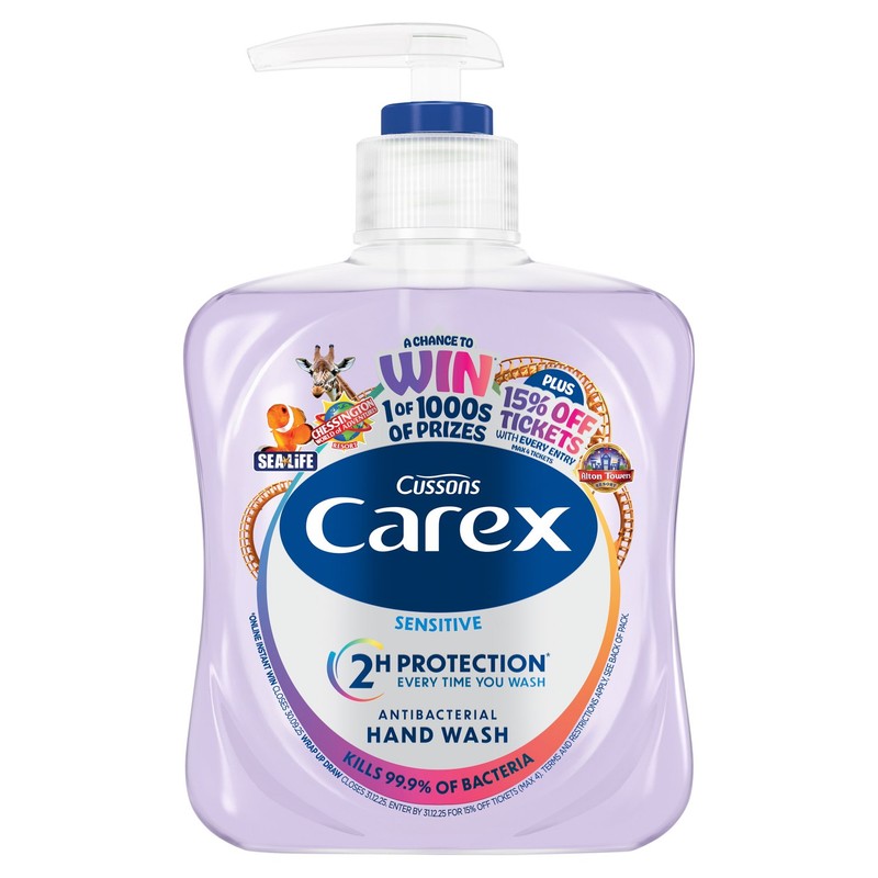 Carex Antibacterial Sensitive Handwash - Morrisons Online Groceries ...