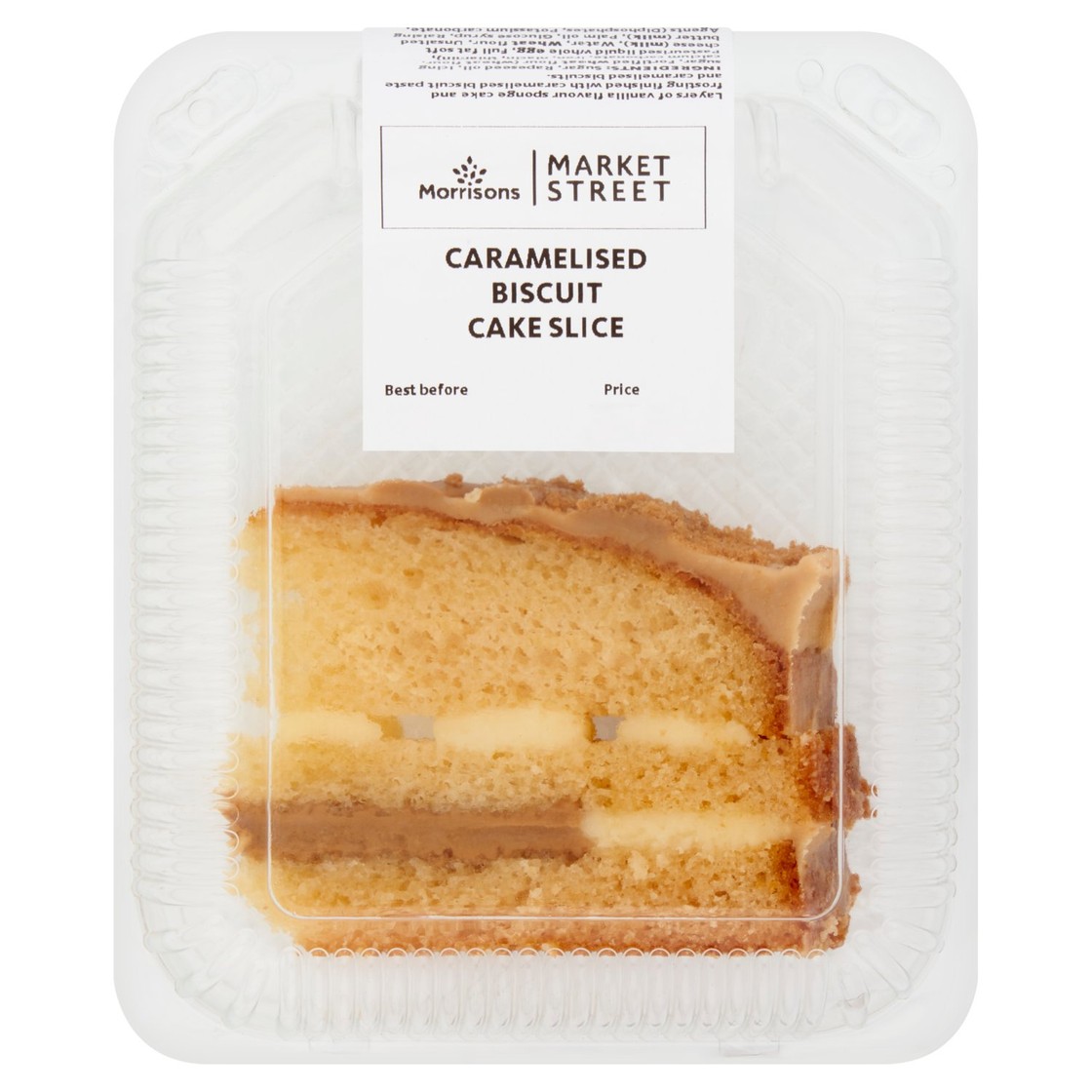 Morrisons Cakeshop Caramelised Biscuit Cake Slice - Morrisons Online ...