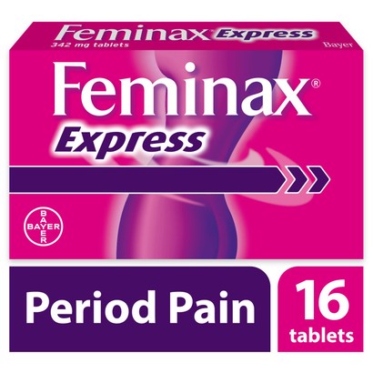 Feminax Express Ibuprofen Lysine 342mg Tablets - Morrisons Online ...