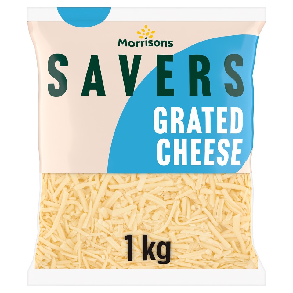 Morrisons Savers Grated Cheese 1kg - Morrisons Online Groceries & Offers