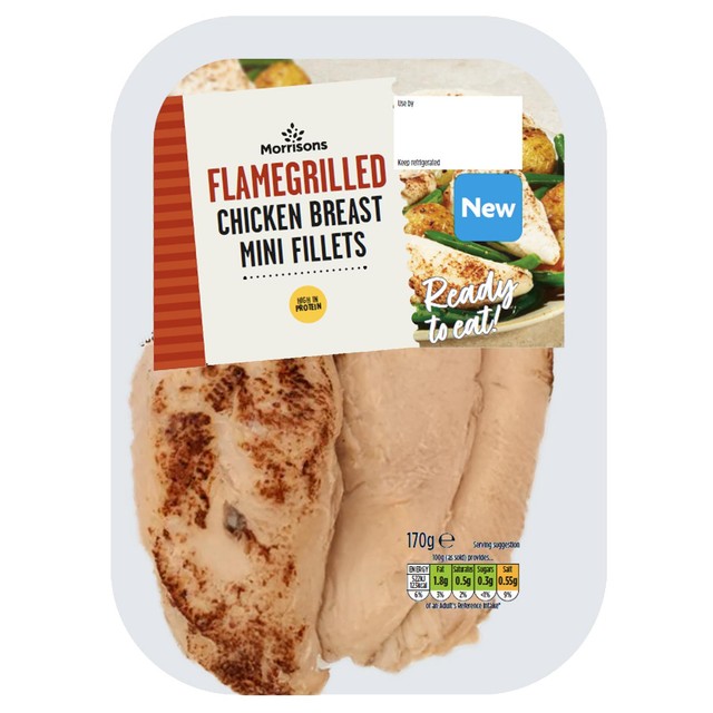 Morrisons Ready To Eat Cooked Chicken Breast Mini Fillets - Morrisons ...