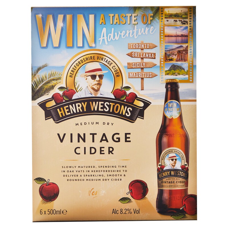 Henry Westons Vintage Oak Aged Herefordshire Cider Bottles - Morrisons ...
