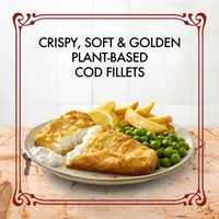 The Vegetarian Butcher Cod Almighty Battered Fish Alternative 180g ...