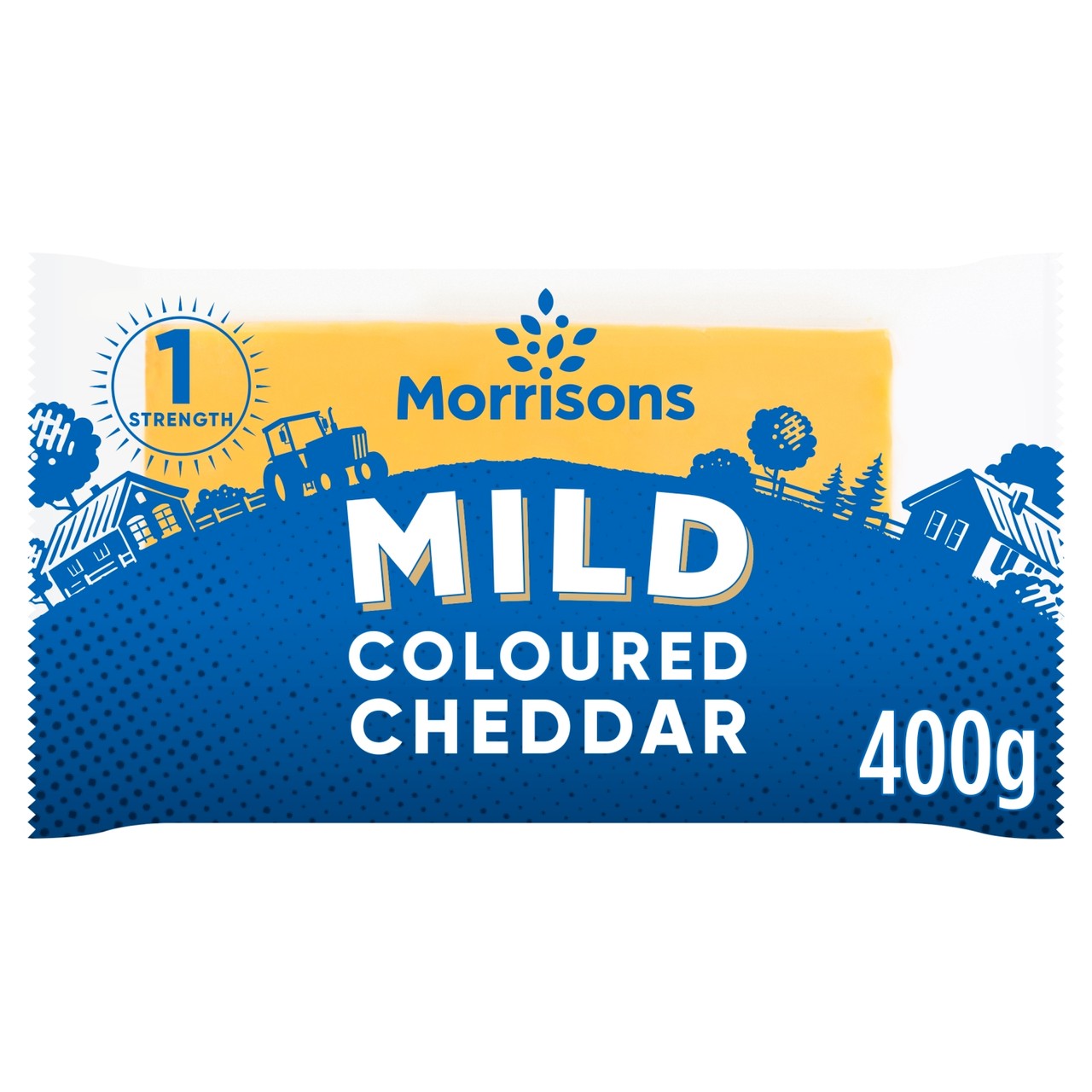 Morrisons Scottish Mild Coloured Cheddar 400g - Morrisons Online ...