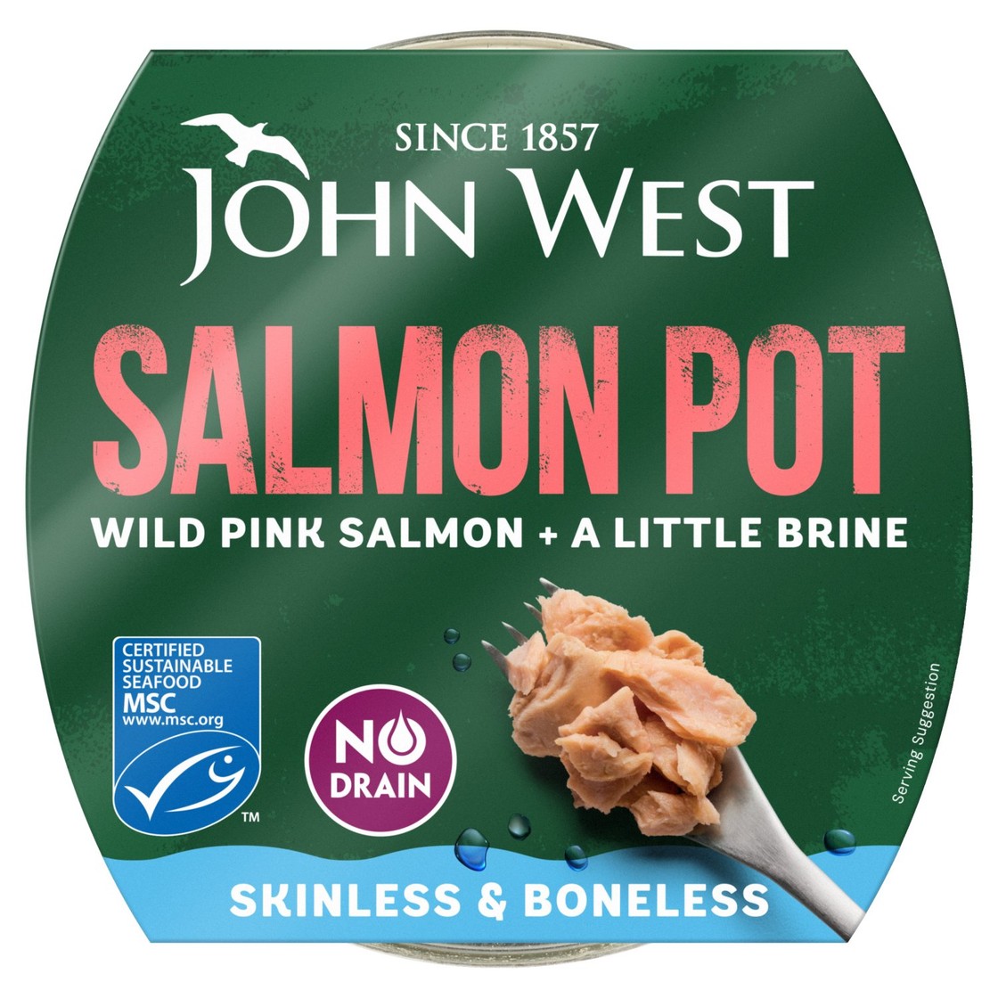 John West Pink Salmon Fridgepot - Morrisons Online Groceries & Offers