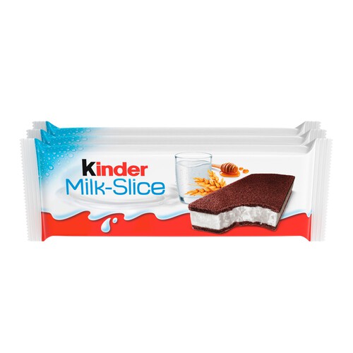 Kinder Milk Slice Chilled Snack bar 3 x 28g - Morrisons Online ...