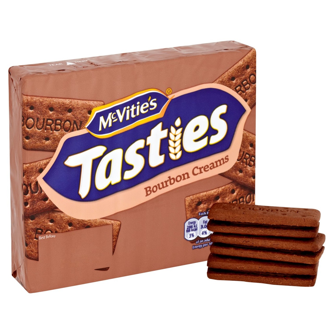 McVitie's Tasties Bourbon Creams Biscuits - Morrisons Online Groceries ...