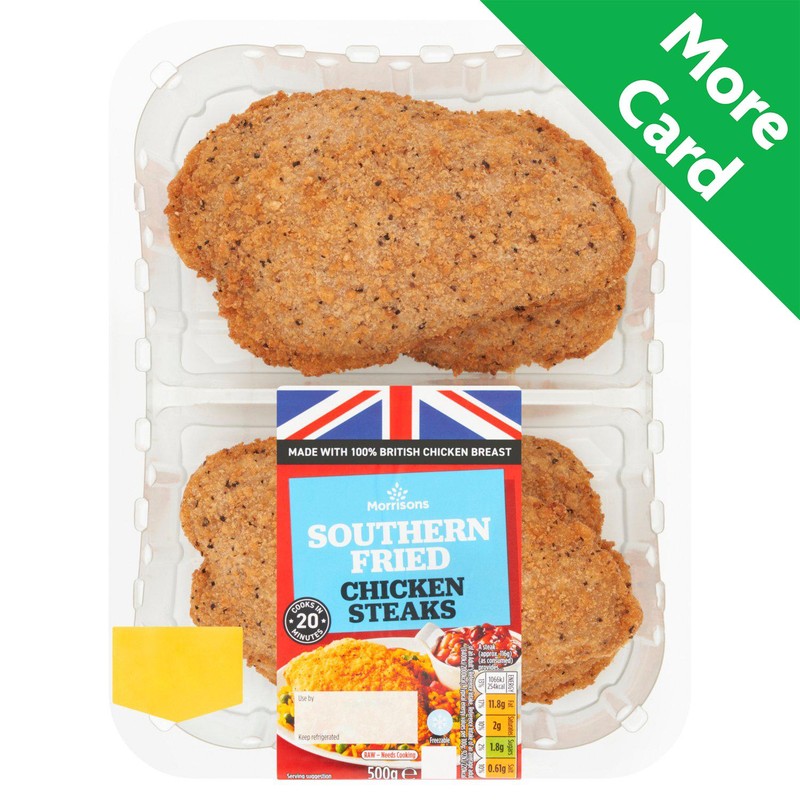 Morrisons 4 Southern Fried Chicken Steaks - Morrisons Online Groceries ...