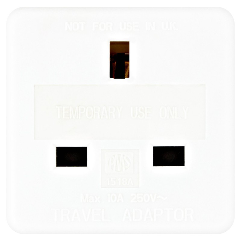 Status European Travel Adaptor - Morrisons Online Groceries & Offers