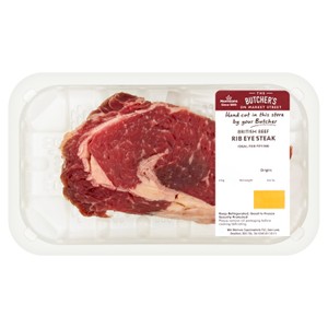 Market Street British Prime Rib Eye Steak - Morrisons Online Groceries ...