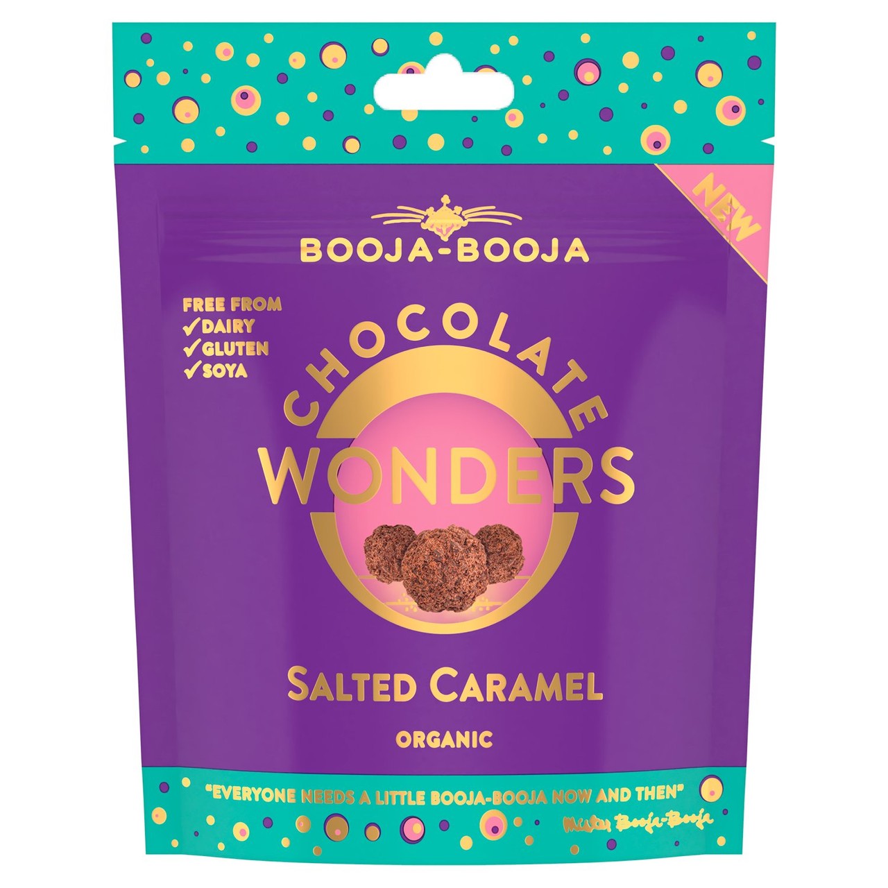 Booja-Booja Organic Salted Caramel Chocolate Wonders 65g - Morrisons ...
