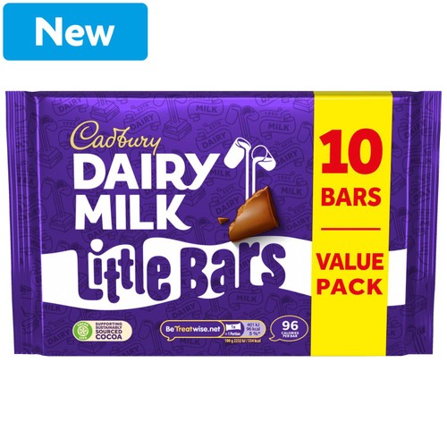 Cadbury Dairy Milk Little Bar 10 Pack - Morrisons Online Groceries & Offers
