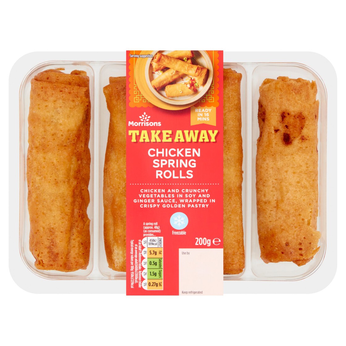 Morrisons Chicken Spring Rolls - Morrisons Online Groceries & Offers