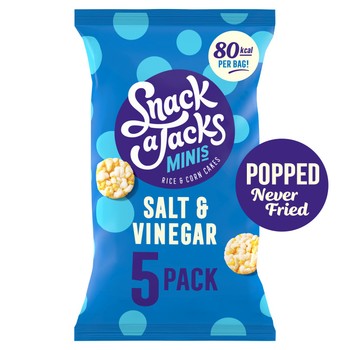 Snack a Jacks Salt & Vinegar Multipack Rice Cakes Crisps - Morrisons ...