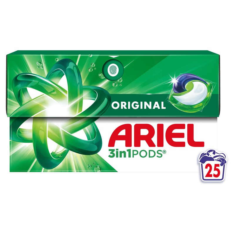 Ariel Original All-In-1 Washing Capsules - Morrisons Online Groceries ...
