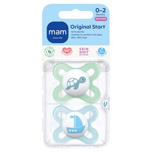 Mam Start 0-2M Soothers 2Pk - Morrisons Online Groceries & Offers