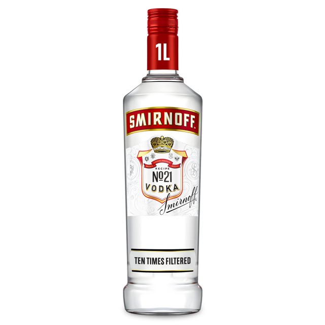 Smirnoff No. 21 Vodka Red Label 1L - Morrisons Online Groceries & Offers