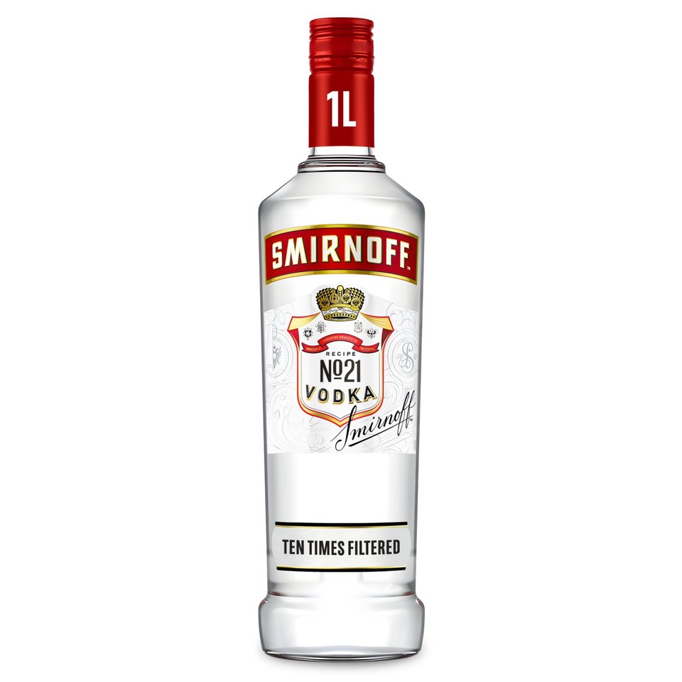 Smirnoff No. 21 Vodka Red Label 1L - Morrisons Online Groceries & Offers