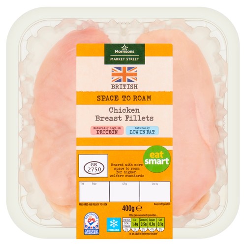 Morrisons British Chicken Breast Fillets 400g - Morrisons Online ...